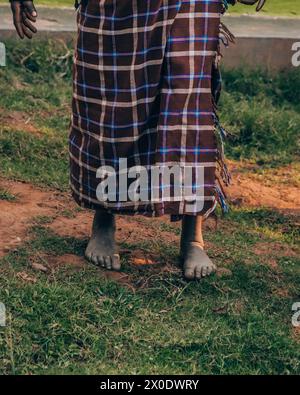 Dusty feet dance to traditional Ugandan rhythms Stock Photo - Alamy