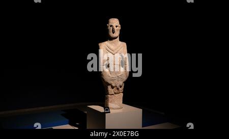 Sanliurfa, Turkey - 14 October 2022: The Urfa statue which is oldest ...