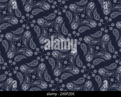 Print for kerchief, bandana, scarf, handkerchief, shawl, neck scarf ...