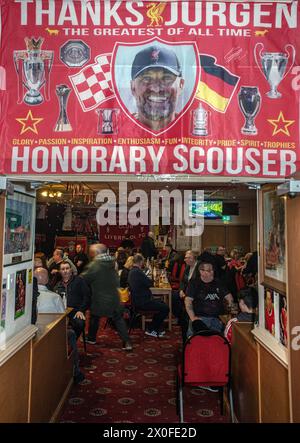 Liverpool soccer team manager Juergen Klopp attends a press conference ...