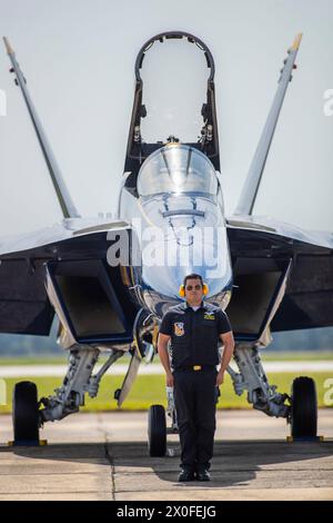 April 07, 2024: U. S. Navy Flight Demonstration Squadron Blue Angels ...