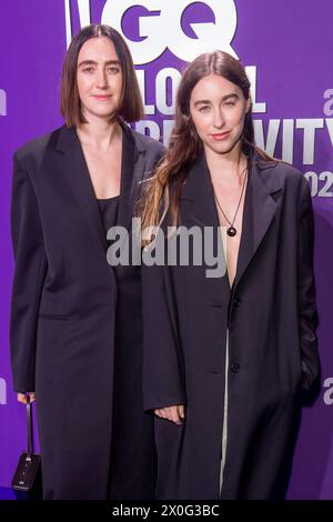 NEW YORK, NEW YORK - APRIL 11: Jessica Lomax (L) attends the 2024 GQ ...