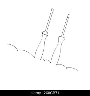 Continuous one line drawing of couple dance isolated on white ...