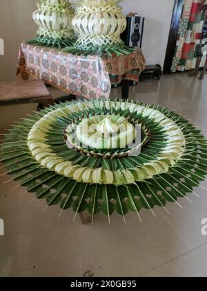 Traditional coconut leaves decoration(gokkola Arts) handmade ...
