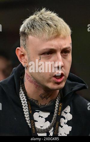 Jacopo Lazzarini (Lazza) rapper seen during F1 Grand Prix of Italy 2025 ...