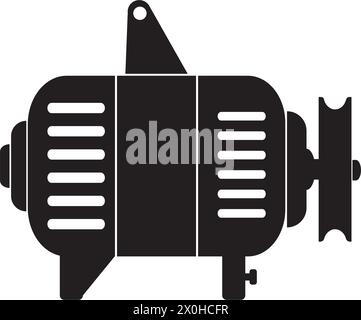 car alternator icon. car alternator design concept from auto parts ...