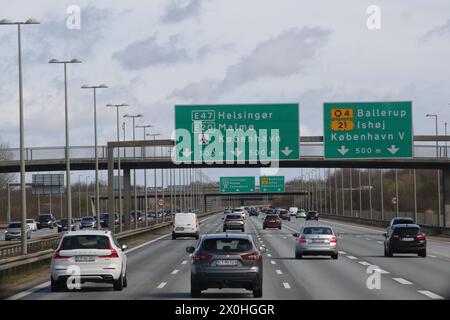 E20 motorway near Copenhagen Denmark April 2024 Stock Photo - Alamy