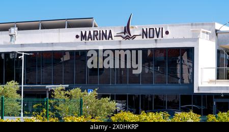 Novi Vinodolski, Croatia, 2023: Marina Novi located in the port of a ...