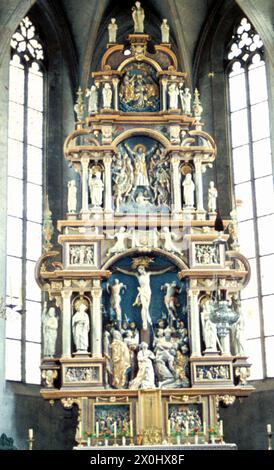 Renaissance high altar from 1612 [automated translation] Stock Photo ...