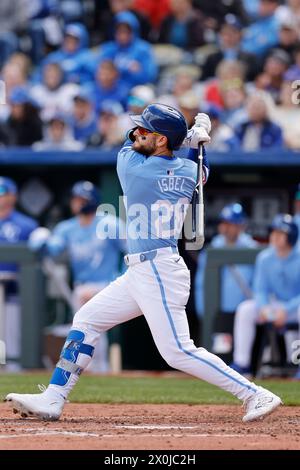 Kansas City Royals' Kyle Isbel (28) scores past Baltimore Orioles ...