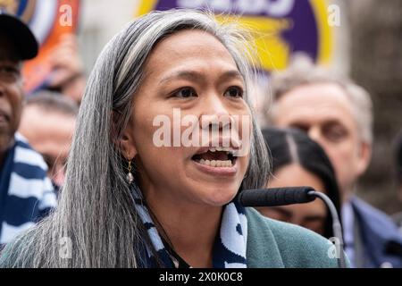 Deputy Mayor Maria Torres Springer speaks as Mayor Eric Adams ...