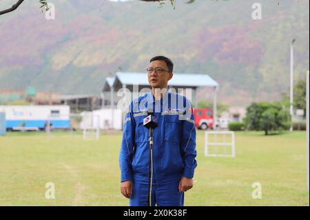 Kikube, Uganda. 12th Apr, 2024. Edisa Nakate, a villager living near ...