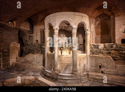 Interior view of Hagios Demetrios Church, also known as Agios Dimtrios ...