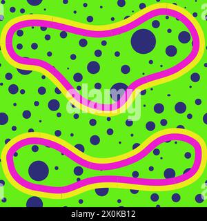 Green neon seamless pattern, wallpaper Stock Vector Image & Art - Alamy