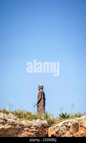 Cleobulus monument, statue of the Ancient Greek poet and Philosopher ...
