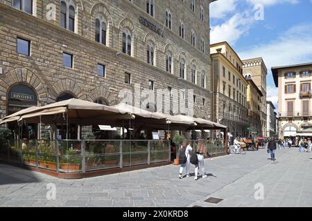 Rivoire Cafe and Restaurant, Piazza della Signoria Square; Florence ...