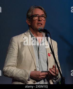 Steve Coogan at Middleton Co-operating Launch Party. Middleton Arena ...
