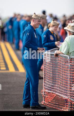 April 07, 2024: U. S. Navy Flight Demonstration Squadron Blue Angels ...