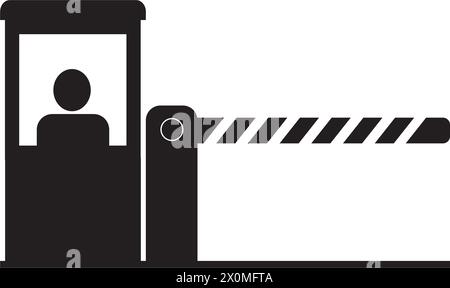 toll gate icon vector illustrtion symbol design Stock Vector Image ...