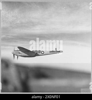 The RAF Mosquito Mark II, a light bomber now used as a fighter and ...