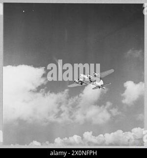 Coastal Command Fortress aircraft in flight, patrolling extensive ...