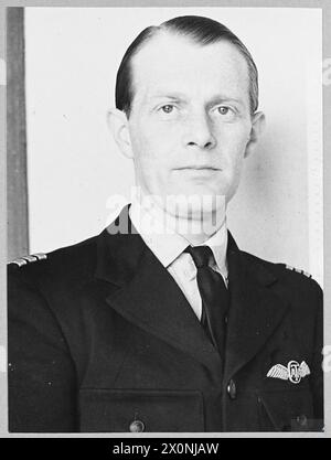 Commodore Noel Whitehouse of the Air Transport Auxiliary commands a ...