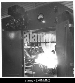 Machinery and equipment inside a can factory near Gloucester Stock ...