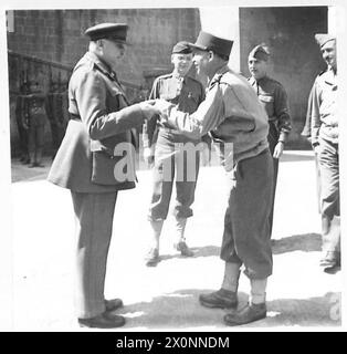 General Wilson meets General Juin during a visit to British Army forces ...