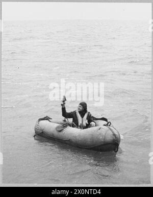 AIR/SEA RESCUE SERVICE - Picture (issued 1944) shows - Here is a deck ...
