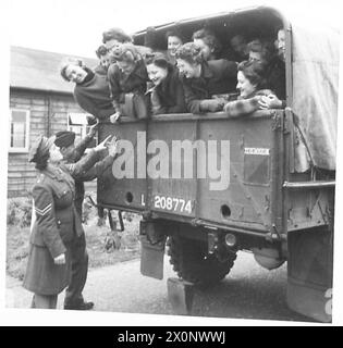 Recruits arrive at an ATS Training Centre for their first day of ...