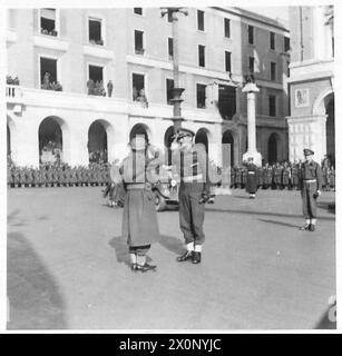 EIGHTH ARMY : GENERAL KEIGHTLEY INSPECTS UNITS OF THE ITALIAN ARMY ...
