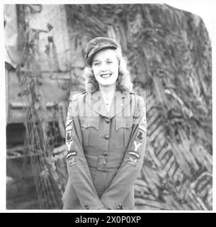 CANADIAN SINGER ENTERTAINS TROOPS - Miss Inga Andersen, known as Canada ...