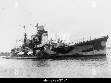 Japanese cruiser Haguro Stock Photo - Alamy