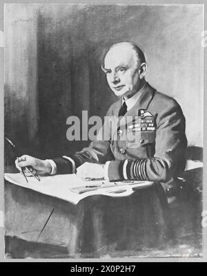 Air Chief Marshal Sir Frederick Bowhill, RAF Transport Command, is met ...