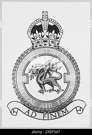 ROYAL AIR FORCE SQUADRON CRESTS - This picture is one of a series ...