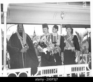 EGYPT'S GREAT WELCOME FOR SAUDI ARABIAN MONARCH - King 'Abd al-'Aziz ...