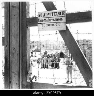 FIRST SICILIAN PRISONERS LEAVE MALTA - Prisoners leave cage to go to ...