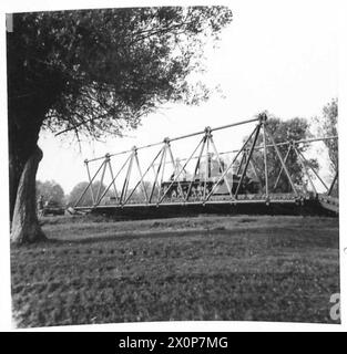 ARMOURED DIVISION CROSSING NEWLY ERECTED BRIDGES - A Valentine crossing ...