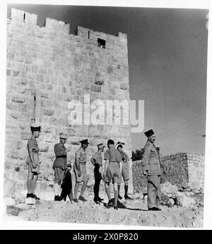 General Dentz arrives in Jerusalem under escort, British Army Stock ...