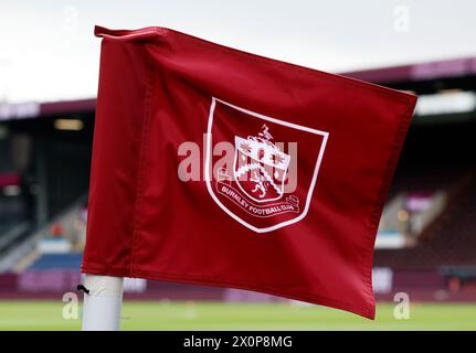 Burnley corner flag ahead of the Premier League match Burnley vs ...