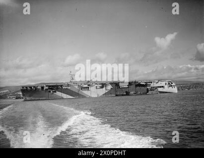 LUXURY LINERS WAR-TIME JOB. THE AUXILIARY AIRCRAFT CARRIER HMS PRETORIA ...