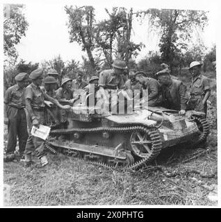 ITALY : THE ADVANCE THROUGH THE GUSTAV LINE - German tanks knocked out ...