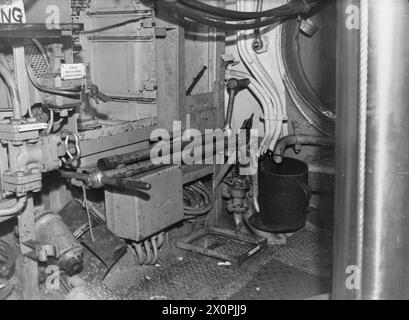 INTERIOR OF HM SUBMARINE GRAPH, CAPTURED GERMAN U-BOAT (U570). OCTOBER ...