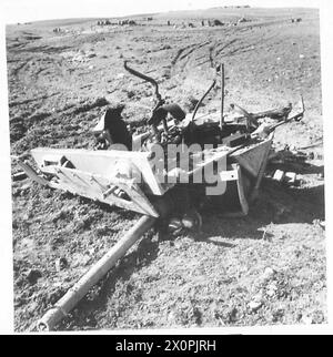 The remains of a German Mk 6 tank destroyed by a 17-pounder are ...