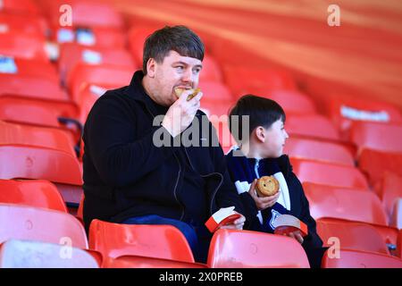 Pittodrie Stadium, Aberdeen, UK. 13th Apr, 2024. Scottish Premiership Football, Aberdeen versus ...