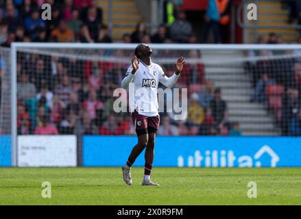 Watford's Ismael Kone celebrates their second goal in front of their ...