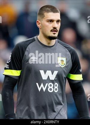 Burnley goalkeeper Arijanet Muric during the Premier League match at ...
