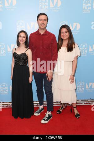 MIAMI, FL-APRIL 3: Maria Carla Chicuen, Madeline Pumariega, James ...