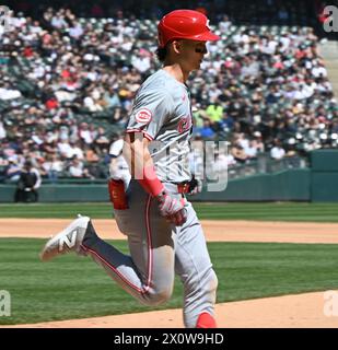 Cincinnati Reds' Stuart Fairchild in action during a baseball game ...