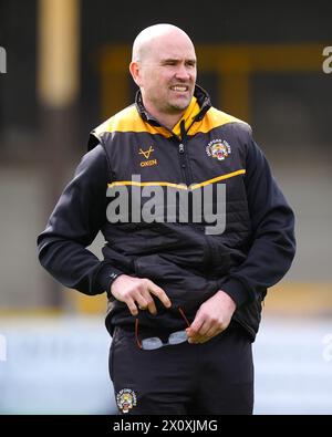 Craig Lingard Head Coach of Castleford Tigers ahead of the Betfred ...
